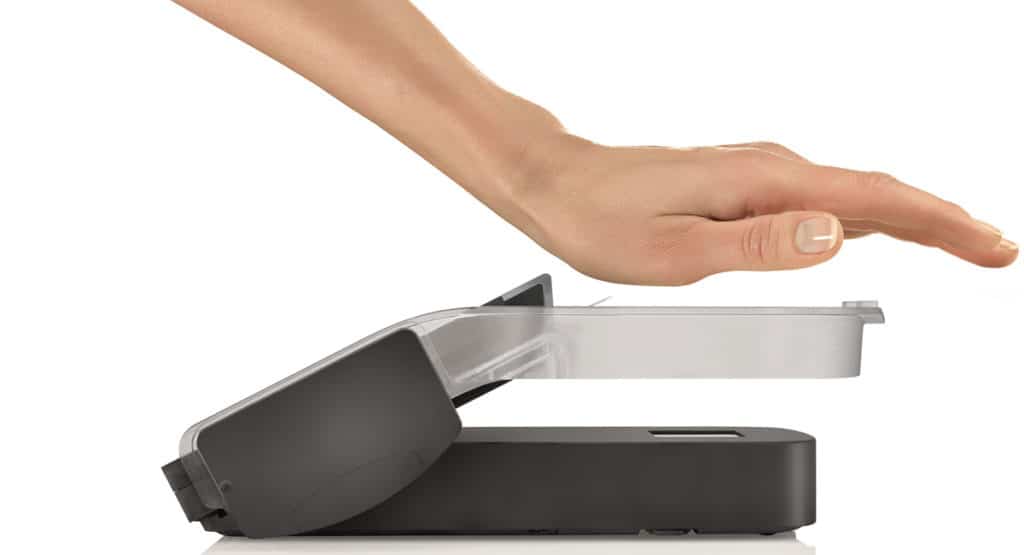 El sistema de autenticación biométrica de Fujitsu Palm Secure ha ...